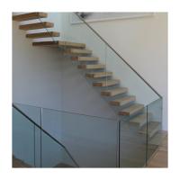 China Manufacturer diy wood floating stairs led wood floating stairs manufacture for sale