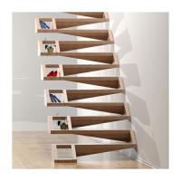 China Modern decorative floating wood stairs antique wood ladders floating staircase london for sale