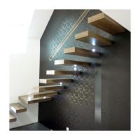 China Wood build floating staircase steel wood design australia floating staircase for sale