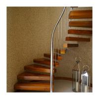China Floating staircase wood internal staircases in wood prices floating hidden stringer stair for sale