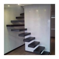 China Wood wall floating shelf with drawer wood burning stove with water jacket veneer floating staircase for sale