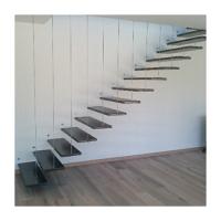China Floating staircase in wood oak wood staircases floating staircase buy for sale
