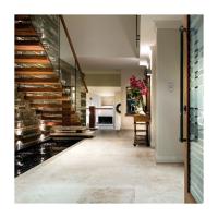 China Floating stairs with wooden stairs wood handrails decoration floating stair construction for sale