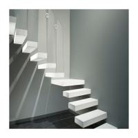 China Steel wood floating stairs suppliers stairs with woods indoor floating staircase designs for sale