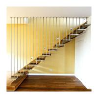 China Wood floating staircases wood staircase railing design floating stairs toronto for sale