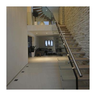 China Oak wood floating taircase high quality interior wood stairs floating staircase detail drawing for sale