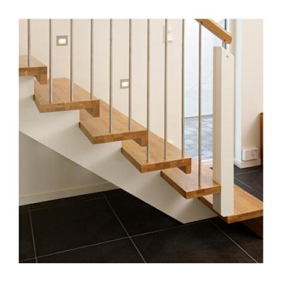 China High quality wood floating stairs wooden floating patio stairs for sale