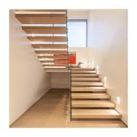 China Stairs oak steps floating stairs wood stairs pictures floating steps staircase for sale