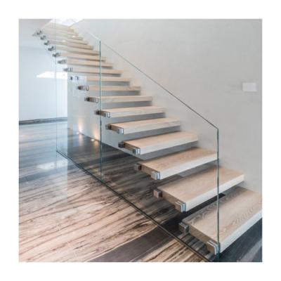 China Floating wood staircase wooden philippines floating stairs miami for sale
