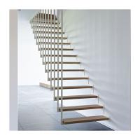 China Floating wooded staircase beautiful wood stairs cheap floating staircase for sale