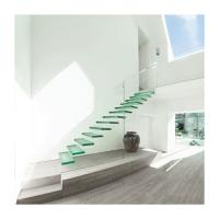 China Chinese granite slip resistance glass stairs glass suspension stairway price for sale