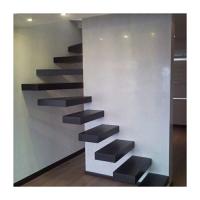 China Suspension Build Floating Staircase With Wooden Steps WA-SFL1002 for sale