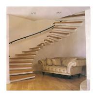 China Custom Wood Floating Stairs Indoor WA-SFL1002 Suspension Staircase for sale