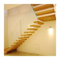 China Custom Wood Floating Stairs Indoor WA-SFL1002 Suspension Staircase for sale