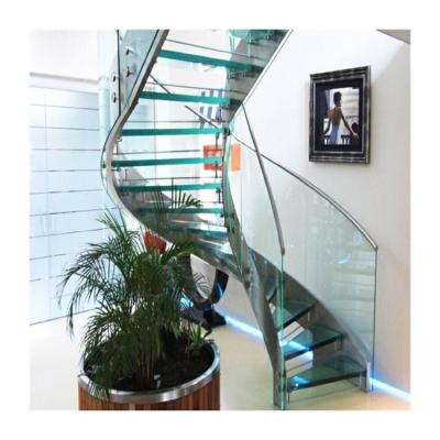 China Popular style Fiber glass small curved staircase arched stairs for sale