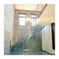 China Competive price Multilayer glass arch staircase circular stairs design for sale