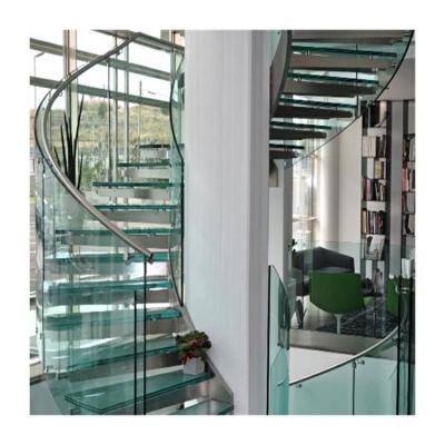 China Project Fiber glass outdoor curved staircase arch stairs for sale