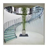 China Save cost safety glass black curved staircase reconditioned curved stairlifts for sale
