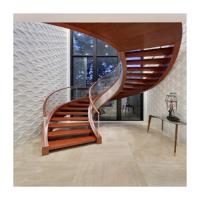 China Arc Curved Wooden Staircase Bottom Stairway Tread 100*200*6mm Stair Stringer for sale