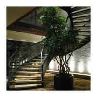 China Timber tread house plans with curved staircase Marshall Islands stairway curve for sale
