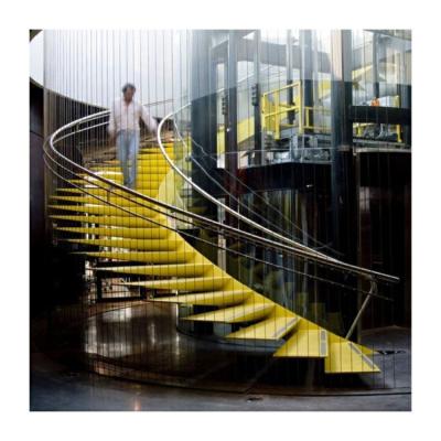China Solid timber steps deck curved stairs Sydney curved stairway wall decor for sale