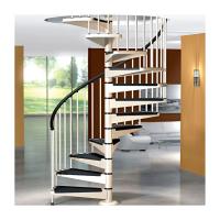 China Factory direct sales modern wood stairs customized used spiral staircase for sale