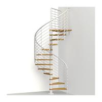 China Factory direct sales modern wood stairs customized used spiral staircase for sale