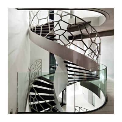 China Central stringer acacia stair treads jatoba spiral staircase for sale