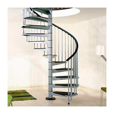 China Metal bird stand cast iron staircase Model attic stainless steel spiral stairs for sale