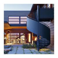 China Metal bird stand cast iron staircase Model attic stainless steel spiral stairs for sale