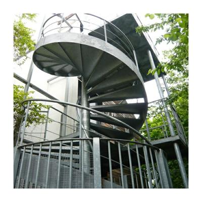 China Custom metal stairs stainless steel roundl stairs cast iron gazebo with spiral staircase for sale