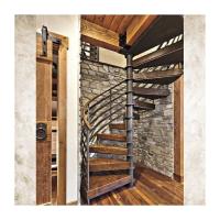 China General direct sales natural wood stair kits for used spiral staircase for sale