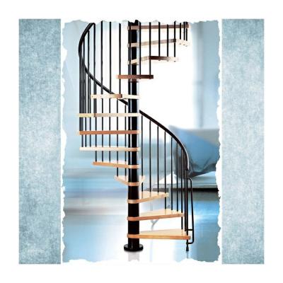 China Design for sale wood stairs design steel glass small spiral staircase for sale
