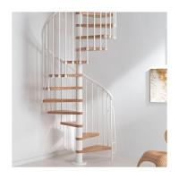 China Manufacturer supply solid wood step whole sale spiral staircase for sale