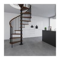 China Firm cable cable firm wood box tread durable stabilized spiral staircase for sale