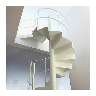 China House project luxury wood stair accessories used indoor loft steel spiral staircase for sale
