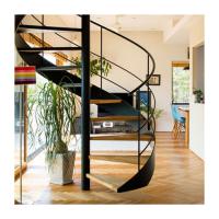 China Factory sale stairs wood stairs precast spiral staircase for sale