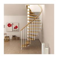 China WilliamArchi acacia glass stair treads indoor spiral crystal staircase for sale
