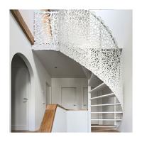 China Factory direct supply walnut wood stair tread new spiral staircase for sale