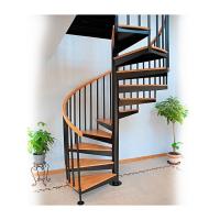 China General direct sales oak wood stairs exterior spiral staircase for sale