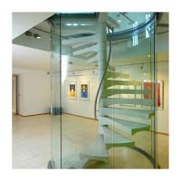 China Household individual timber stairs cool spiral staircase for sale