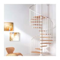 China Modern design thick wood stair treads how to build spiral staircase for sale