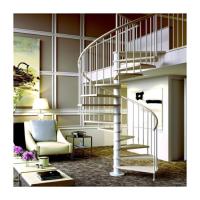 China Modern design thick wood stair treads how to build spiral staircase for sale