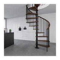 China China factory wood for stairs timber step spiral staircase for sale