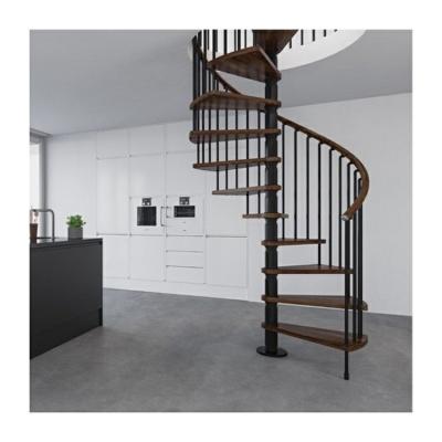 China China factory wood for stairs timber step spiral staircase for sale