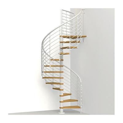 China Made in China pretty wood step stair spiral stainless steel staircase for sale