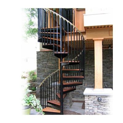 China Step stool solid wood stair gentle spiral staircase for sale