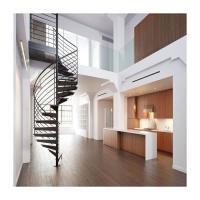 China Round ladder modern spiral staircase with oak treads antique indoorspiral stairs for sale