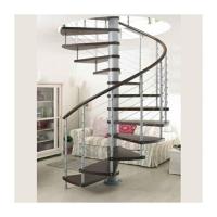 China Factory supply wood spiral stairs luxury inexpensive spiral staircase kits for sale