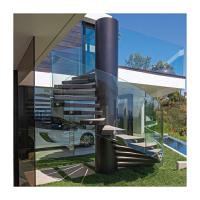 China Factory supply wood spiral stairs luxury inexpensive spiral staircase kits for sale